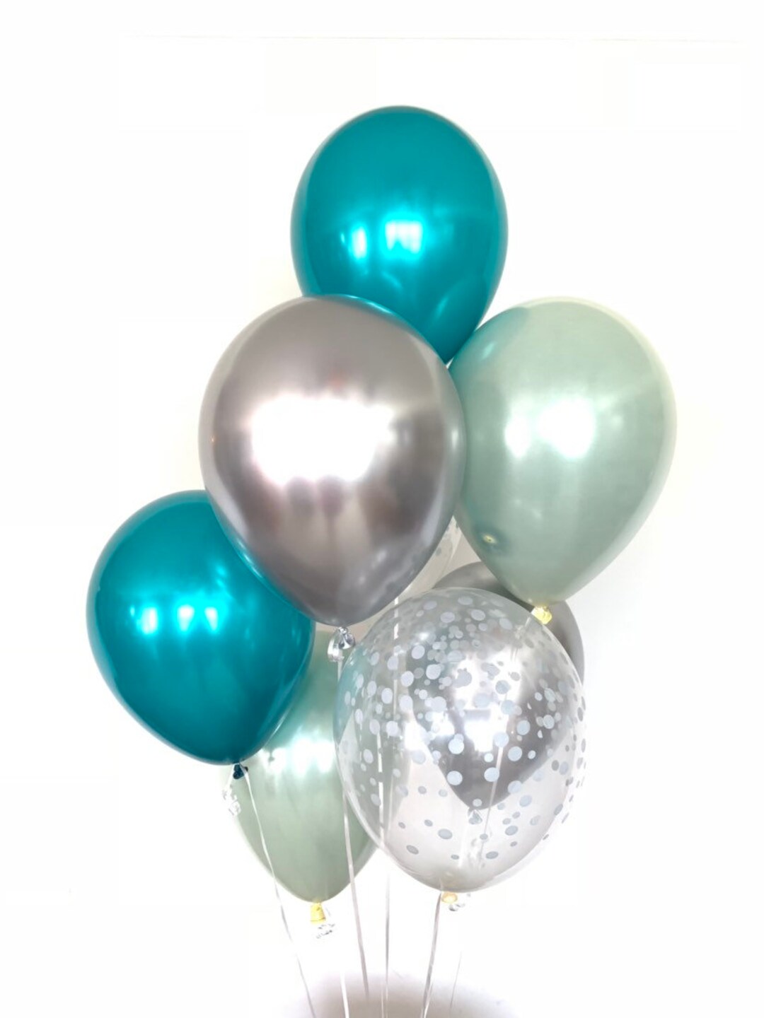 Sage Green Balloons | Silver Sage Bridal Shower Decor | Teal and Sage ...