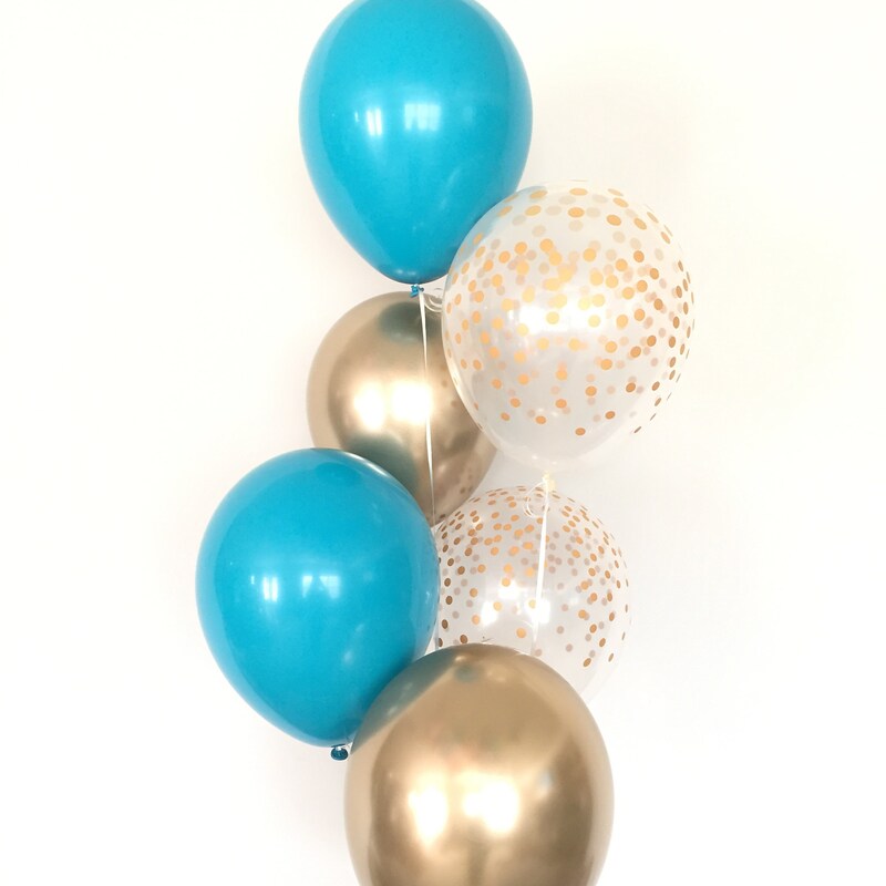Teal Balloons - Etsy