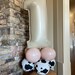 Cow Print Balloon Tower Kit Blush Barnyard Balloon Tower Blush and ...