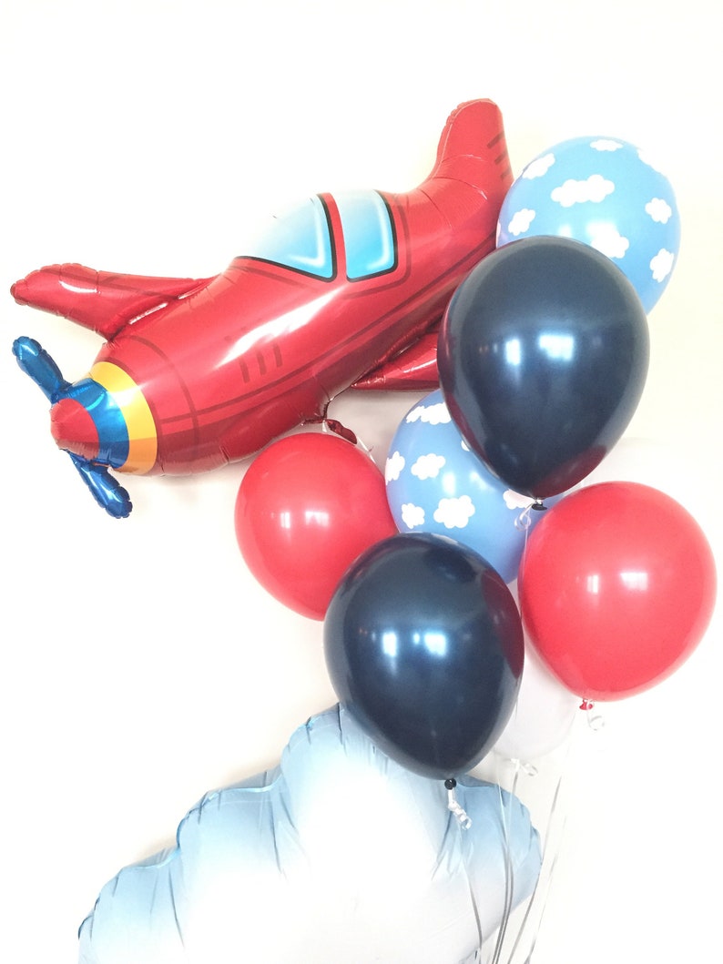 Airplane Balloons Vintage Airplane Birthday Party Travel - Etsy