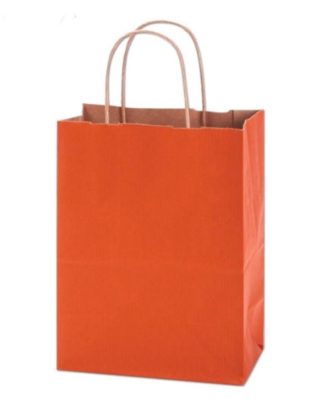 Terra Cotta Gift Bags | 8” X 4.75” X 10” Sized Burnt Orange Bags ...