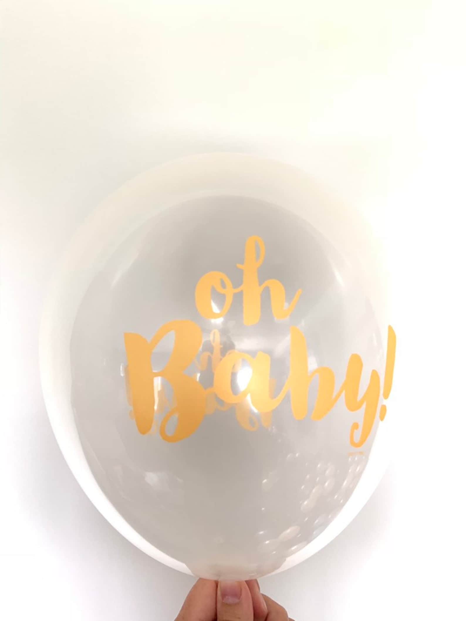 Oh Baby Balloons Gold Baby Balloons Gold Oh Baby Balloons - Etsy