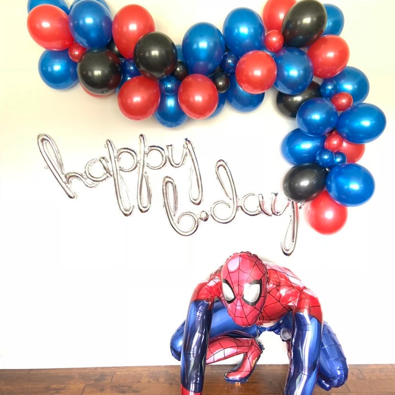 Spider Man Balloons - Etsy