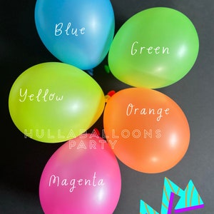Neon Balloons | Glow Birthday Party | Gamer Birthday | Balloons for ...
