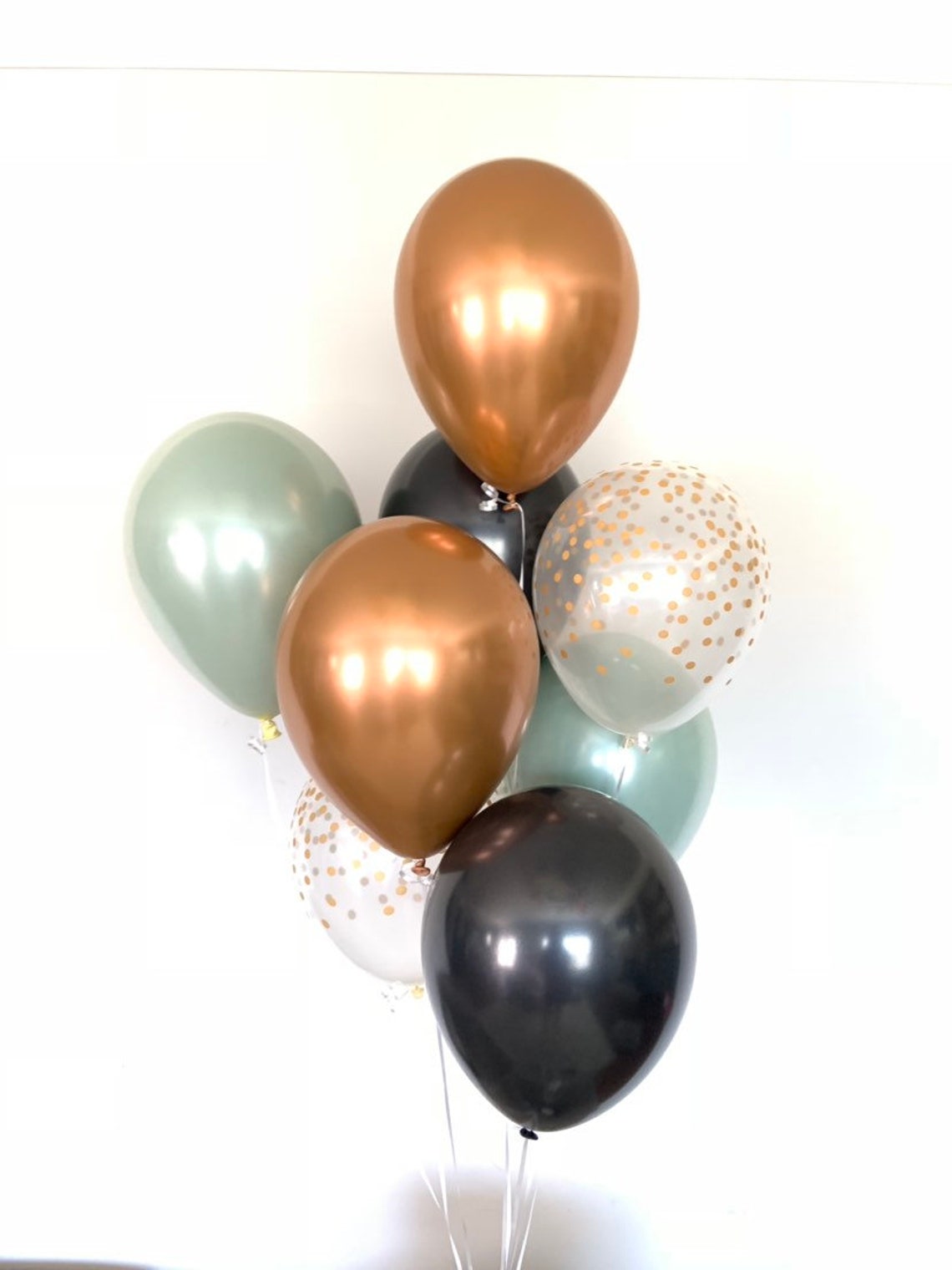 Sage Green Balloons | Succulent Bridal Shower Decor | Copper and Sage ...