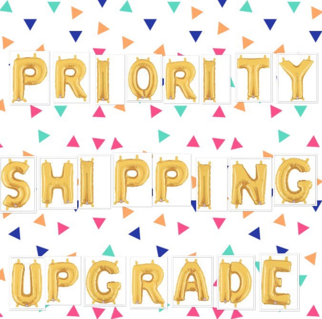 Priority Shipping Upgrade | Upgrade to Priority Shipping | for Domestic ...