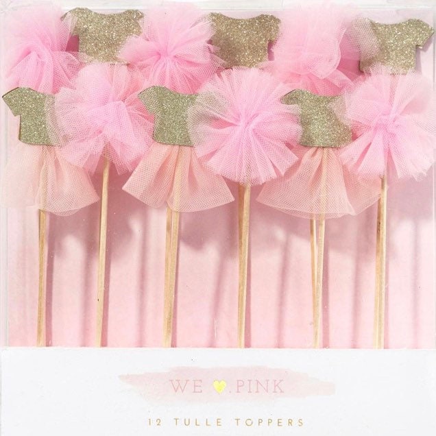 Tutu Cute Cake Toppers | Princess Cake Toppers | Ballerina Party Decor ...