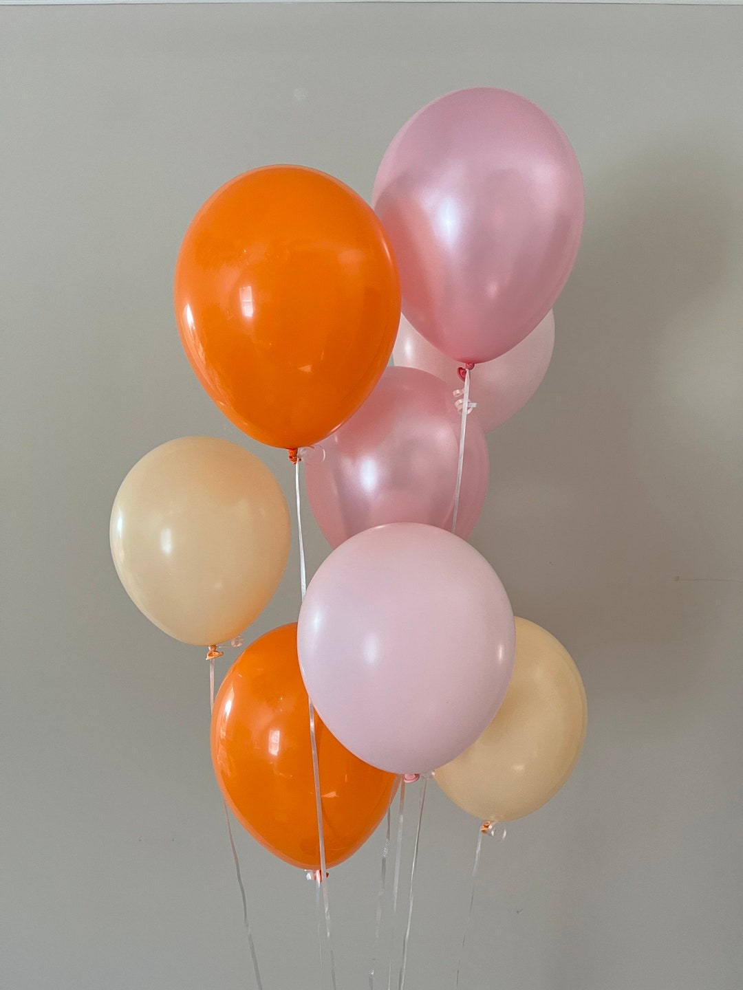 Pink and Orange Balloons | Pink Little Pumpkin Balloons | Pink Little ...