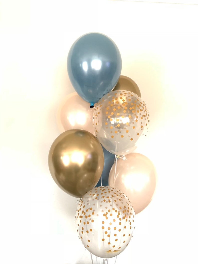 Slate Blue Balloons Slate Blue Wedding Decor Slate Blue | Etsy