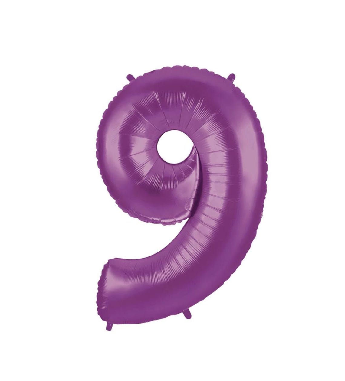 Purple Number 9 Balloon | 40" Mylar 9th Birthday Party Prop - Etsy