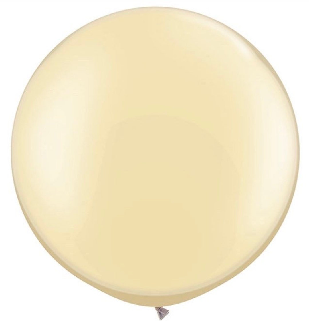 Jumbo Ivory Latex Balloons | Large Ivory Balloon | 30" Ivory Balloons ...
