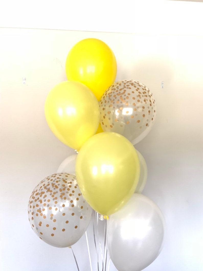 Yellow Balloons Lemon Balloons Citrus Balloons Lemonade - Etsy