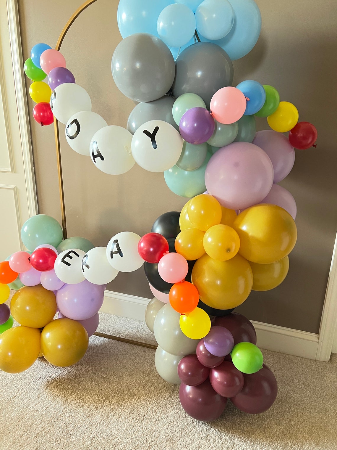 Friendship Bracelet Balloon Kit | in My Birthday Era Party | Custom ...