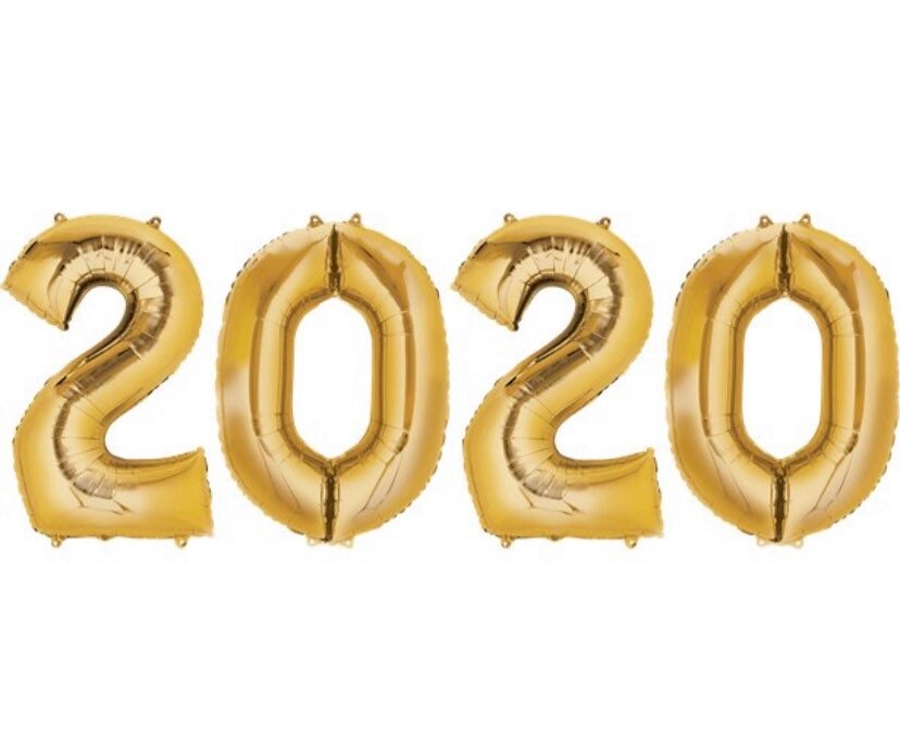 2020 Graduation Balloons | Gold Graduation Party Balloons | Class of ...