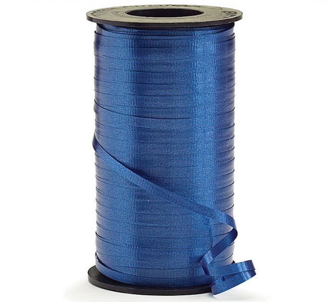Navy Blue Balloon Ribbon | Blue Balloon String | Blue 3/16” Crimped ...