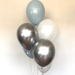Fog Balloons | Blue and Silver Balloons | Something Blue | Silver ...