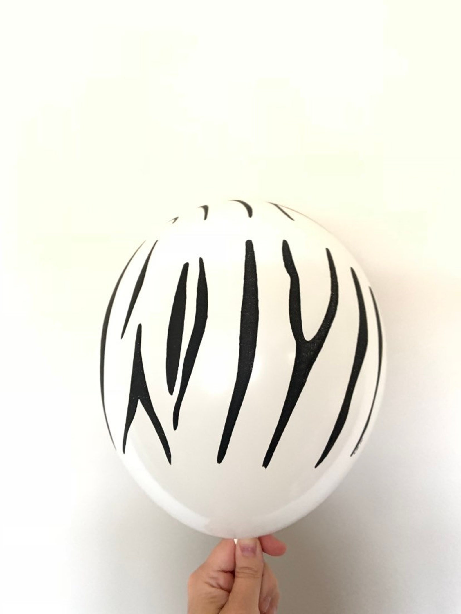 Zebra Print Balloons Zebra Latex Balloons Sweet 16 - Etsy