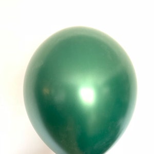17 Inch Pearl Forest Green Balloons | Hunter Green Birthday Party Decor ...
