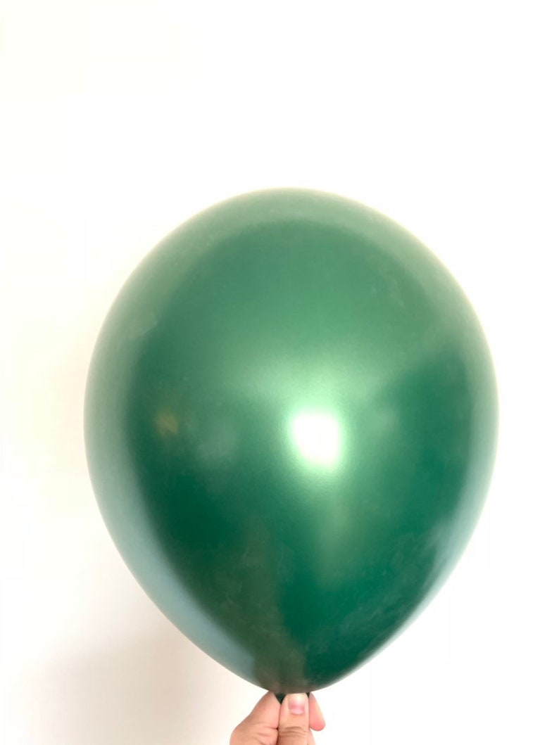 17 Inch Pearl Forest Green Balloons Hunter Green Birthday - Etsy