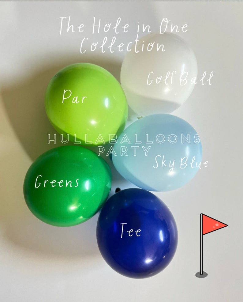 Hole in One Golf Balloons | Baby Shower, First Birthday Party - Etsy