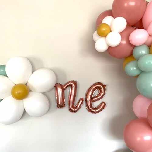 Gold Script Balloon Letters Custom Script Balloons Gold | Etsy