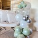 Silver Sage Balloon Garland | Sage and Silver Bridal Shower Decor ...