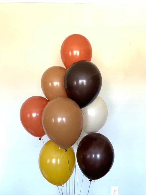 Boho Rainbow Balloons Burnt Orange Balloons Fall Bridal | Etsy