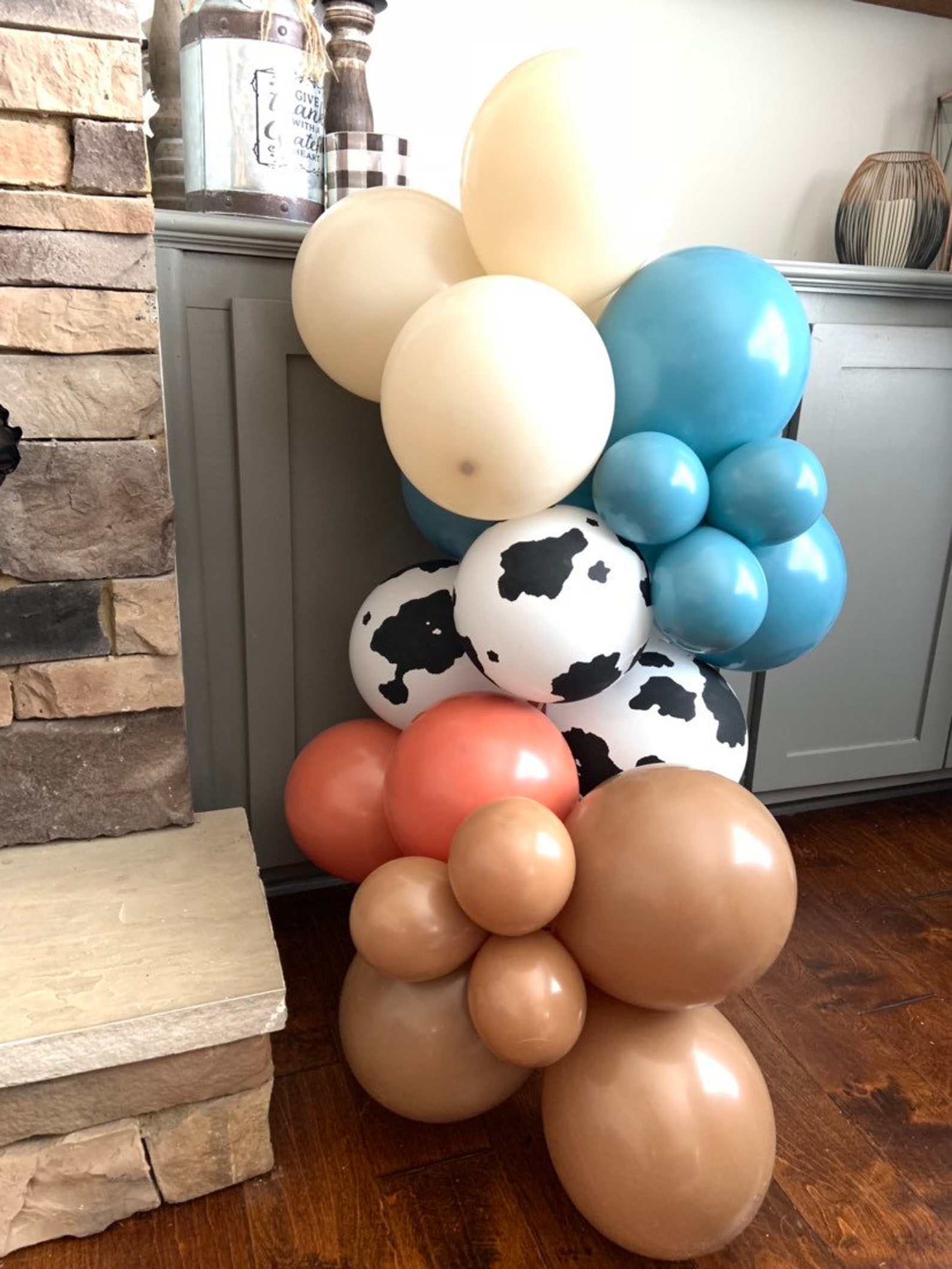 Barnyard Balloon Garland Farm Balloon Garland Oink Moo - Etsy