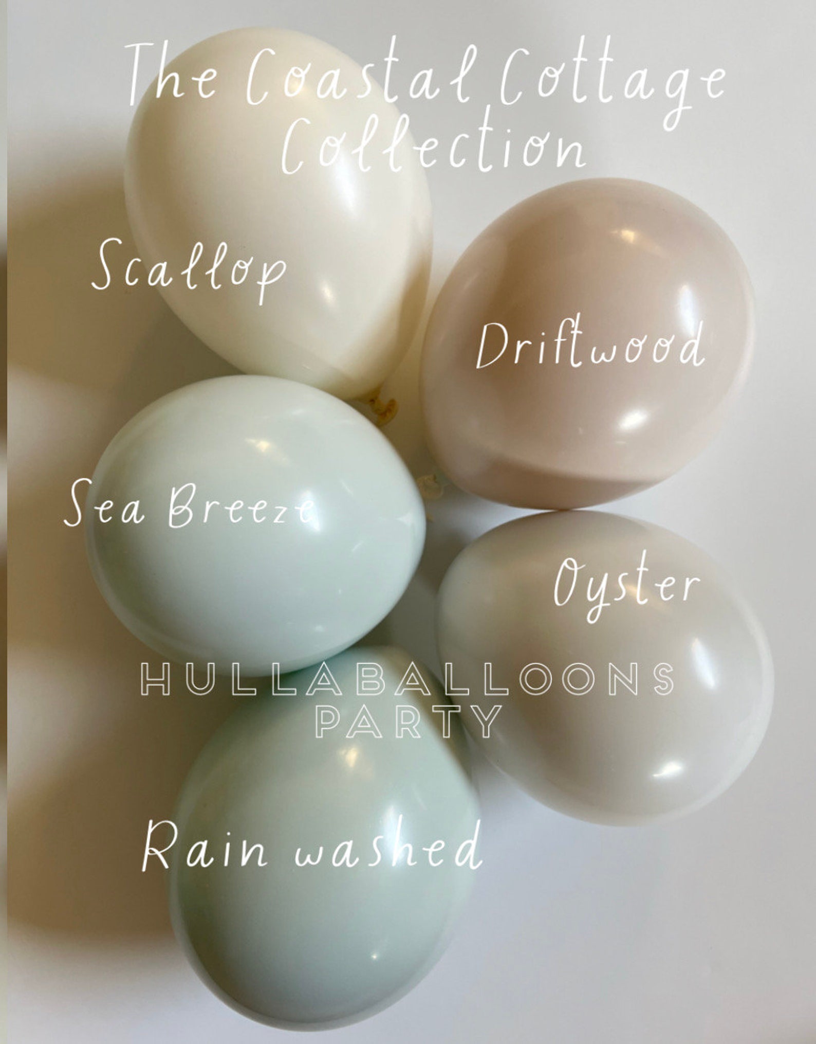 Coastal Cottage Layered Balloons | Beach First Birthday | Beach Baby ...