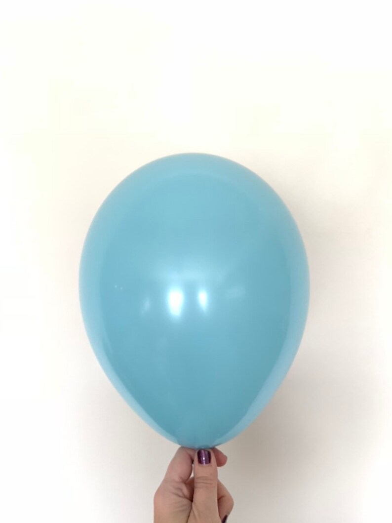 Sea Glass Balloons | Blue Latex Balloons | Sea Glass Blue Birthday ...