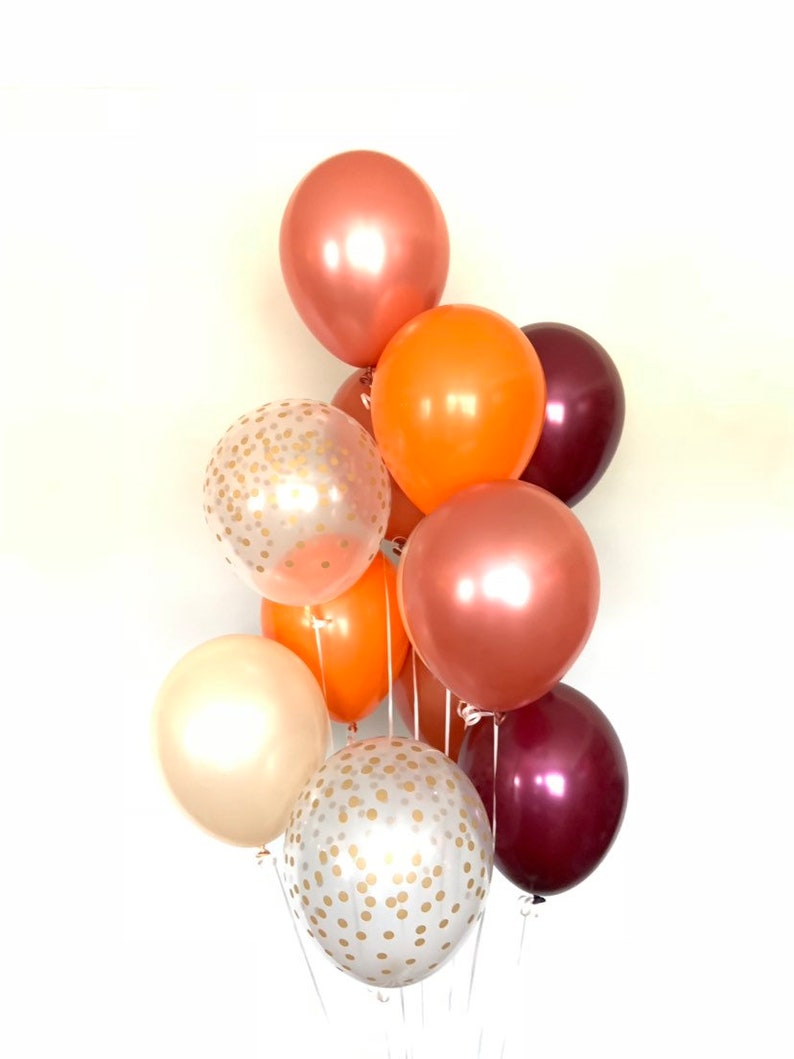 Fall Balloons Fall Bridal Shower Fall Baby Shower Girl - Etsy