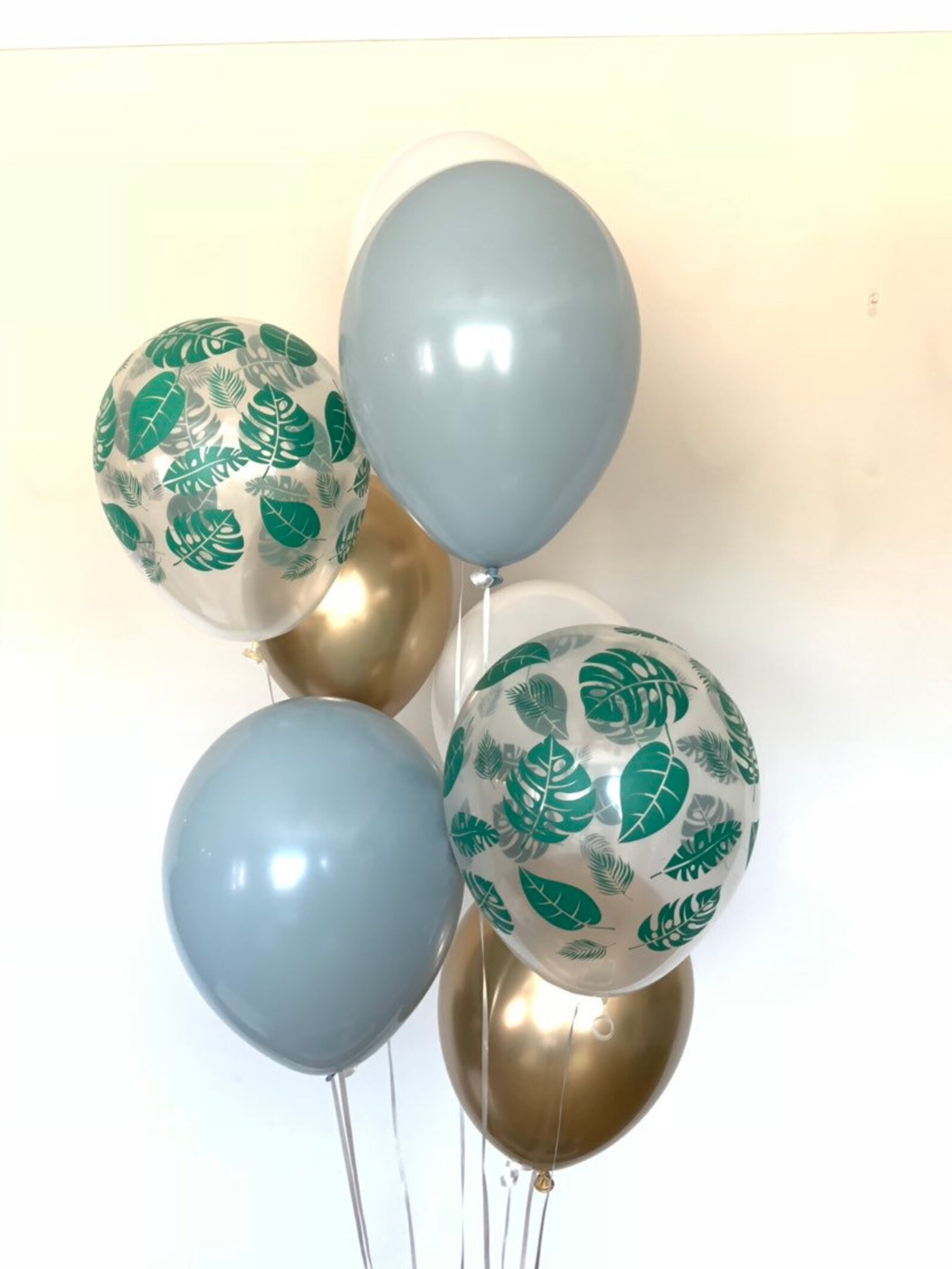 Tropical Blue Balloons | Fog Blue Balloons | Tropical Bridal Shower ...