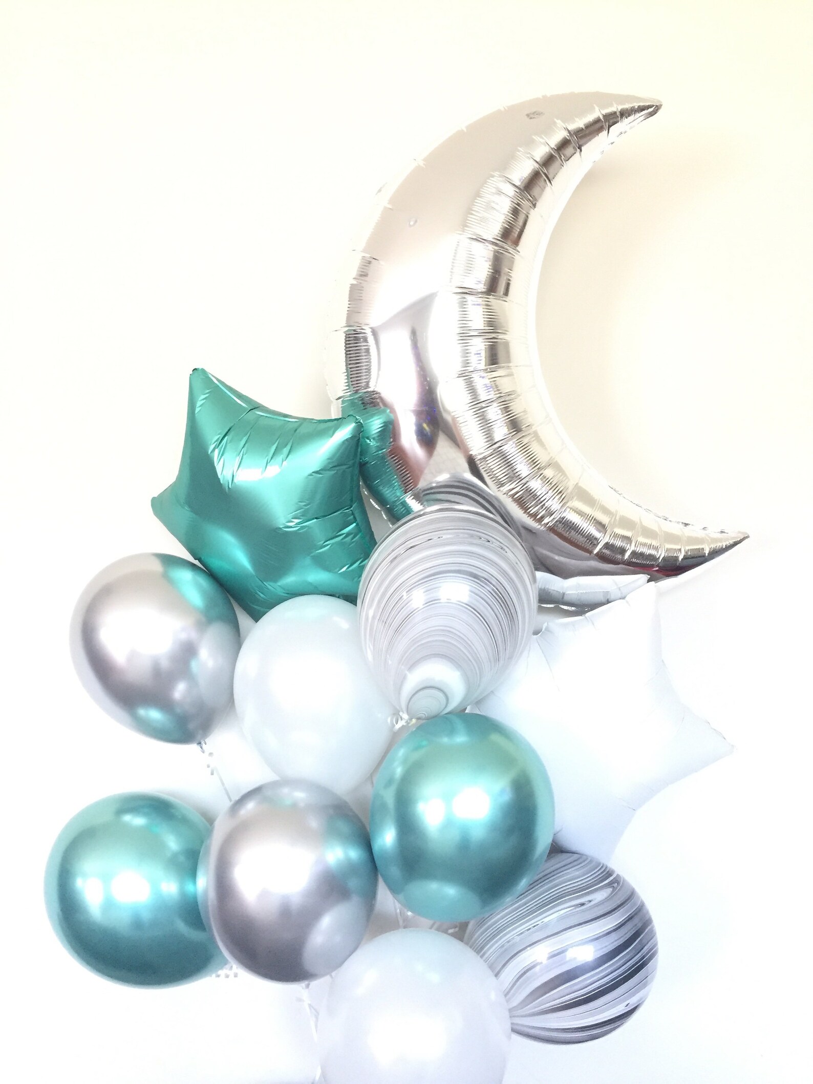 Moon Balloons Galaxy Birthday Balloons Out of This World | Etsy