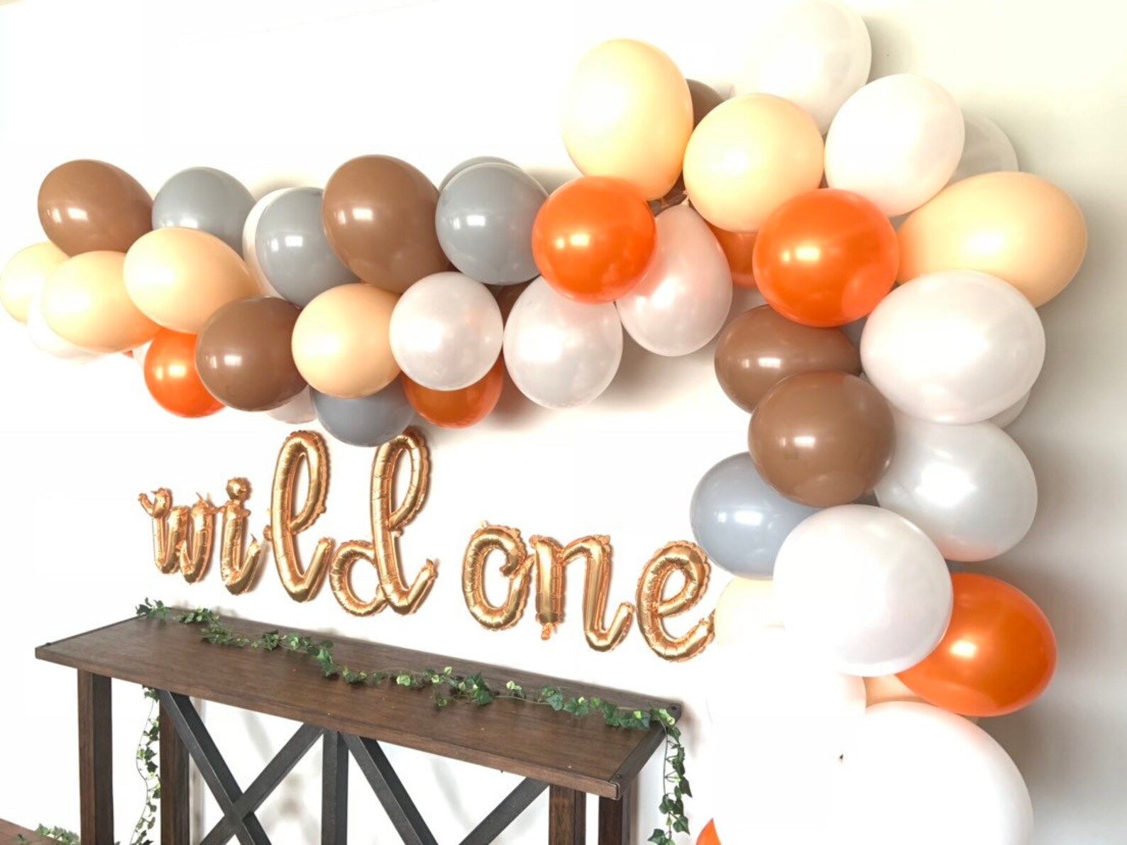 Woodland Balloon Garland DIY Kit Wild One Birthday Balloon - Etsy