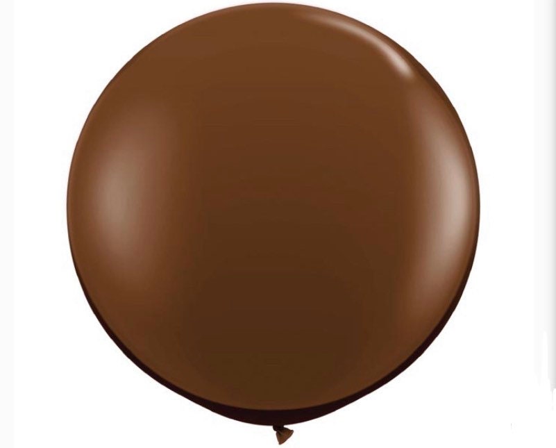 Jumbo Chocolate Balloons | 36 Brown Balloon | Large Brown Balloons ...