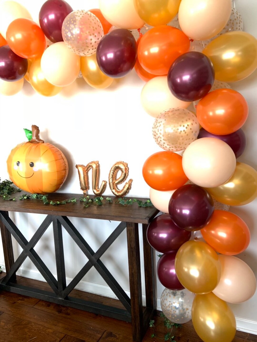 Fall Balloon Garland DIY Kit | Blush and Burgundy Bridal Shower Decor ...