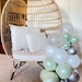 Silver Sage Balloon Garland | Sage and Silver Bridal Shower Decor ...