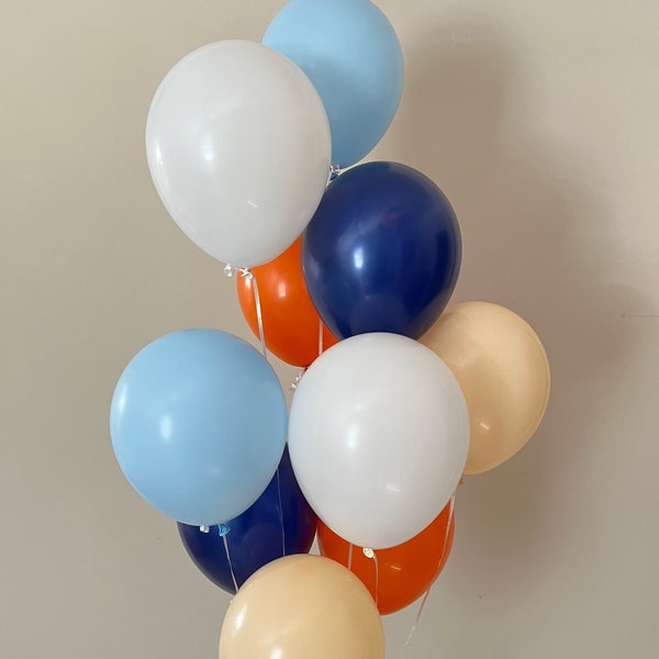 Baby Blue and Orange - Etsy
