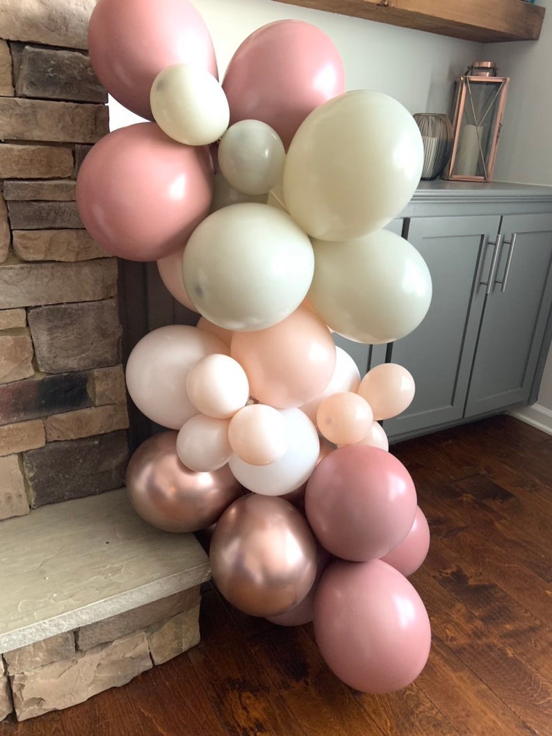 Blush Balloon Garland Kit Dusty Rose Balloon Garland Blush - Etsy