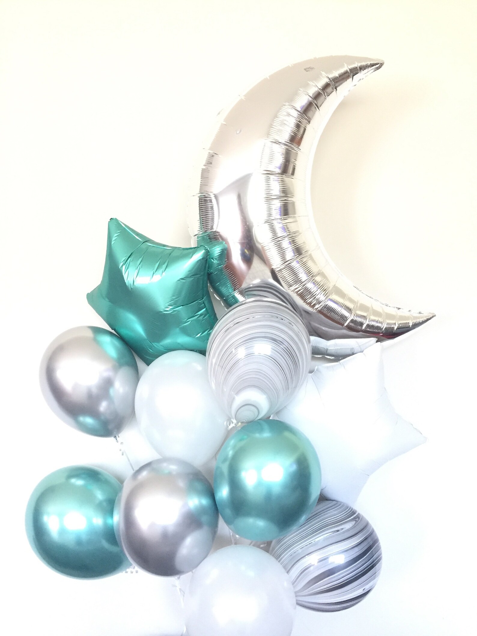 Moon Balloons Galaxy Birthday Balloons Out of This World | Etsy