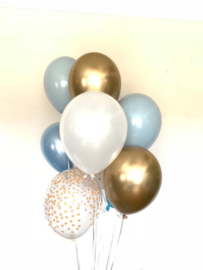 Slate Blue Balloons Slate Blue Wedding Decor Slate Blue | Etsy