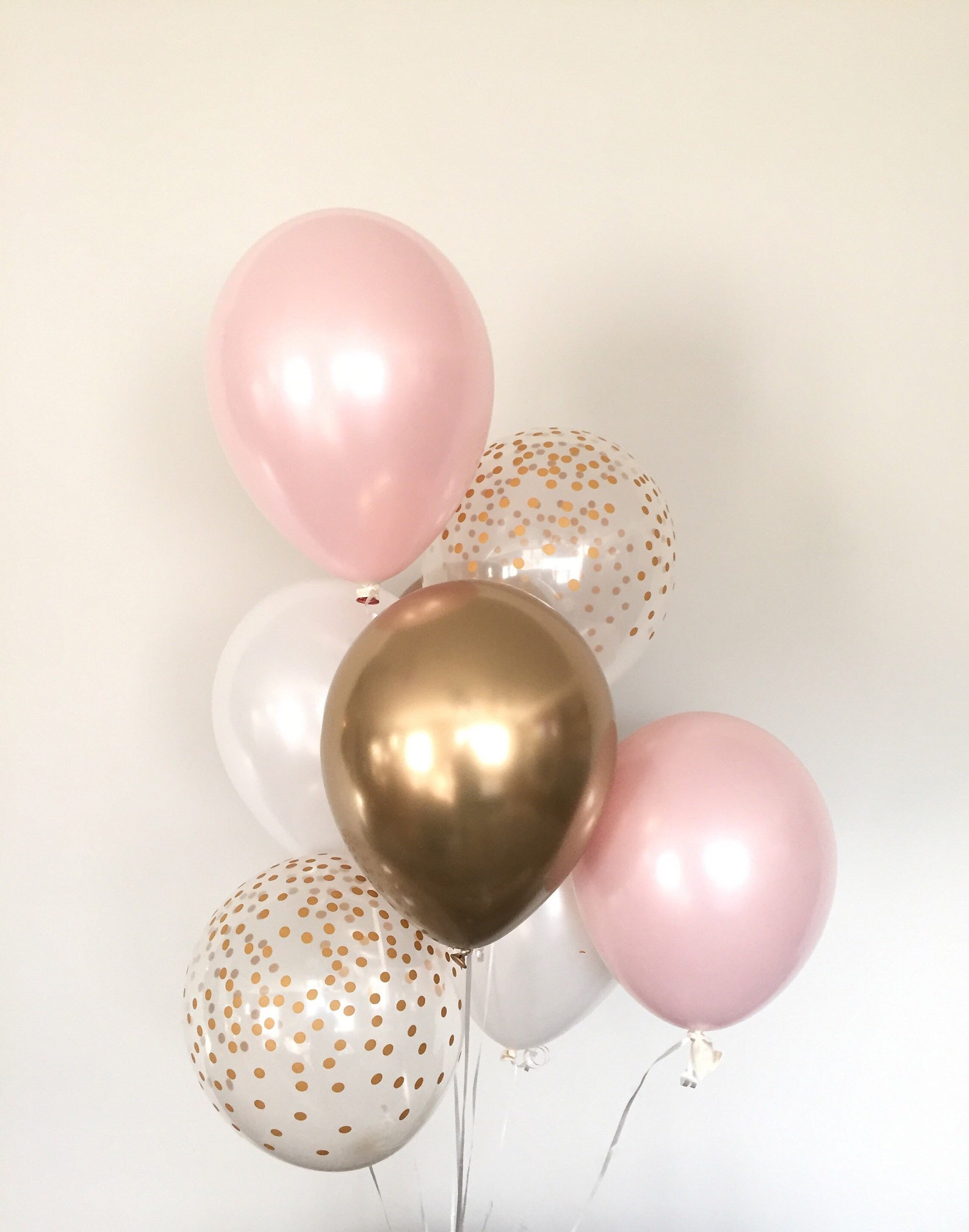 Pink Blush Balloons Blush and Gold Balloons Gold and Blush - Etsy Canada