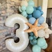 Beach Balloon Garland DIY Kit Starfish & Number Sold Separately Baby on ...