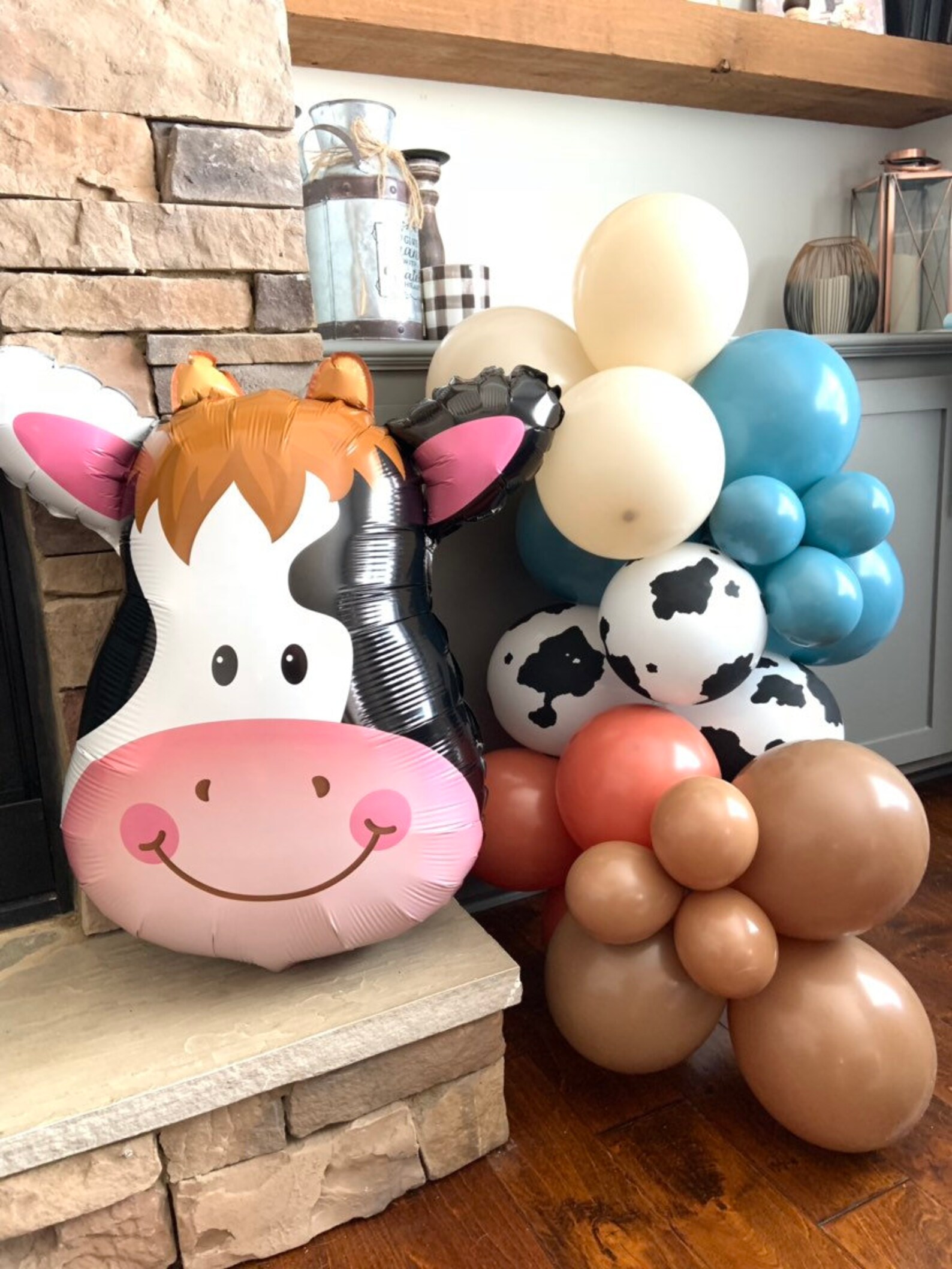 Barnyard Balloon Garland Farm Balloon Garland Oink Moo - Etsy