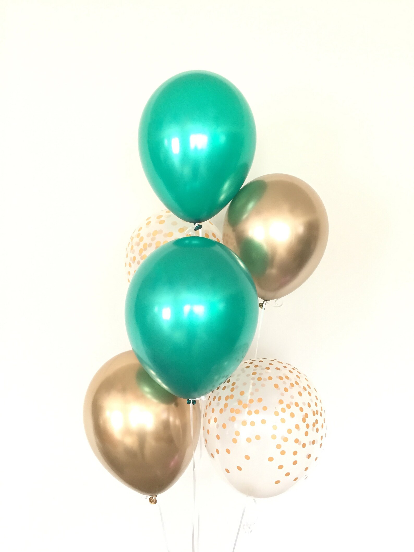 Green and Gold Balloons Emerald Green Balloons Green - Etsy