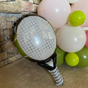 Perfect Match Balloon Tower | Tennis Balloon Tower Kit | Pink and Green ...