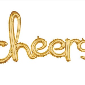Cheers gold balloons store