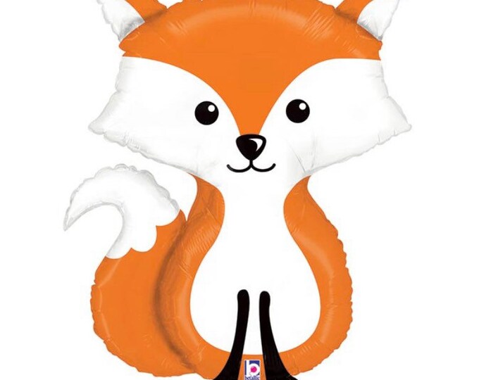 Baby Fox Balloon | Woodland Party Decor | Woodland Baby Shower Decor ...