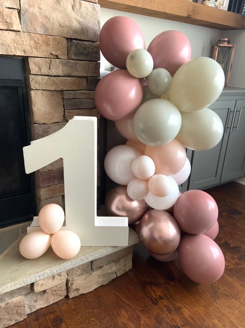 Blush Balloon Garland Kit Dusty Rose Balloon Garland Blush - Etsy