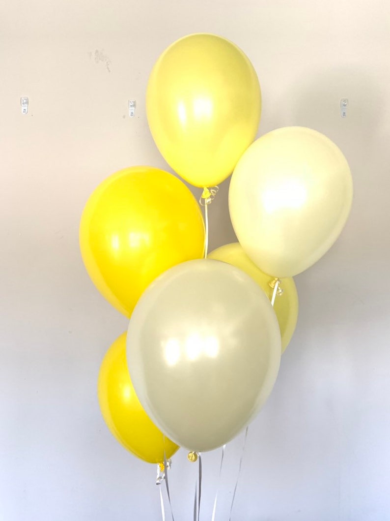 Yellow Balloons Lemon Balloons Citrus Balloons Lemonade - Etsy